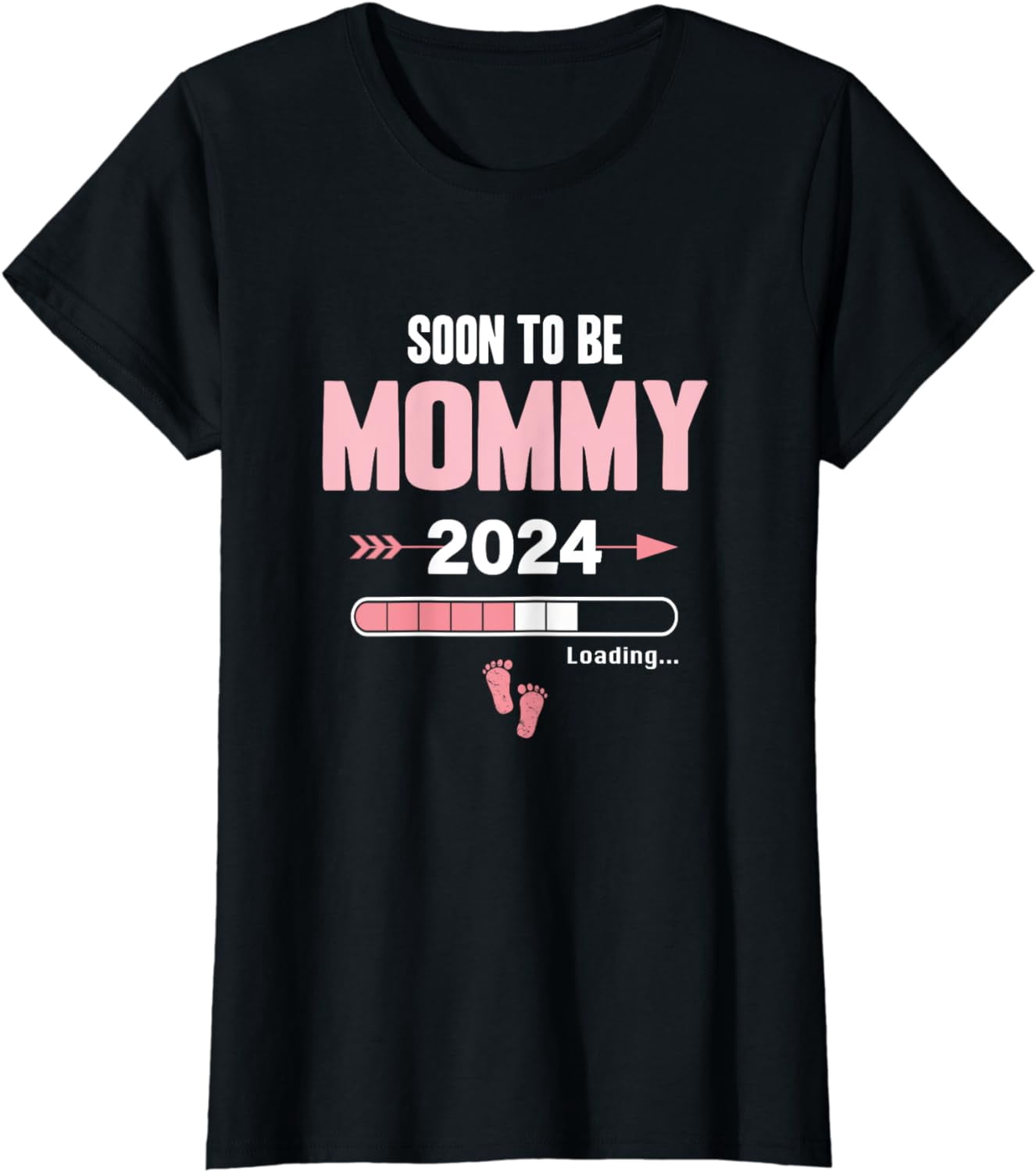 Soon To Be Mommy 2024 Loading Mom Mother Mama Baby Pregnancy T-Shirt ...