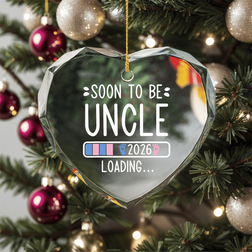 Soon To Be Uncle 2026 Loading Pregnancy Announcement 2026 Ornament ...