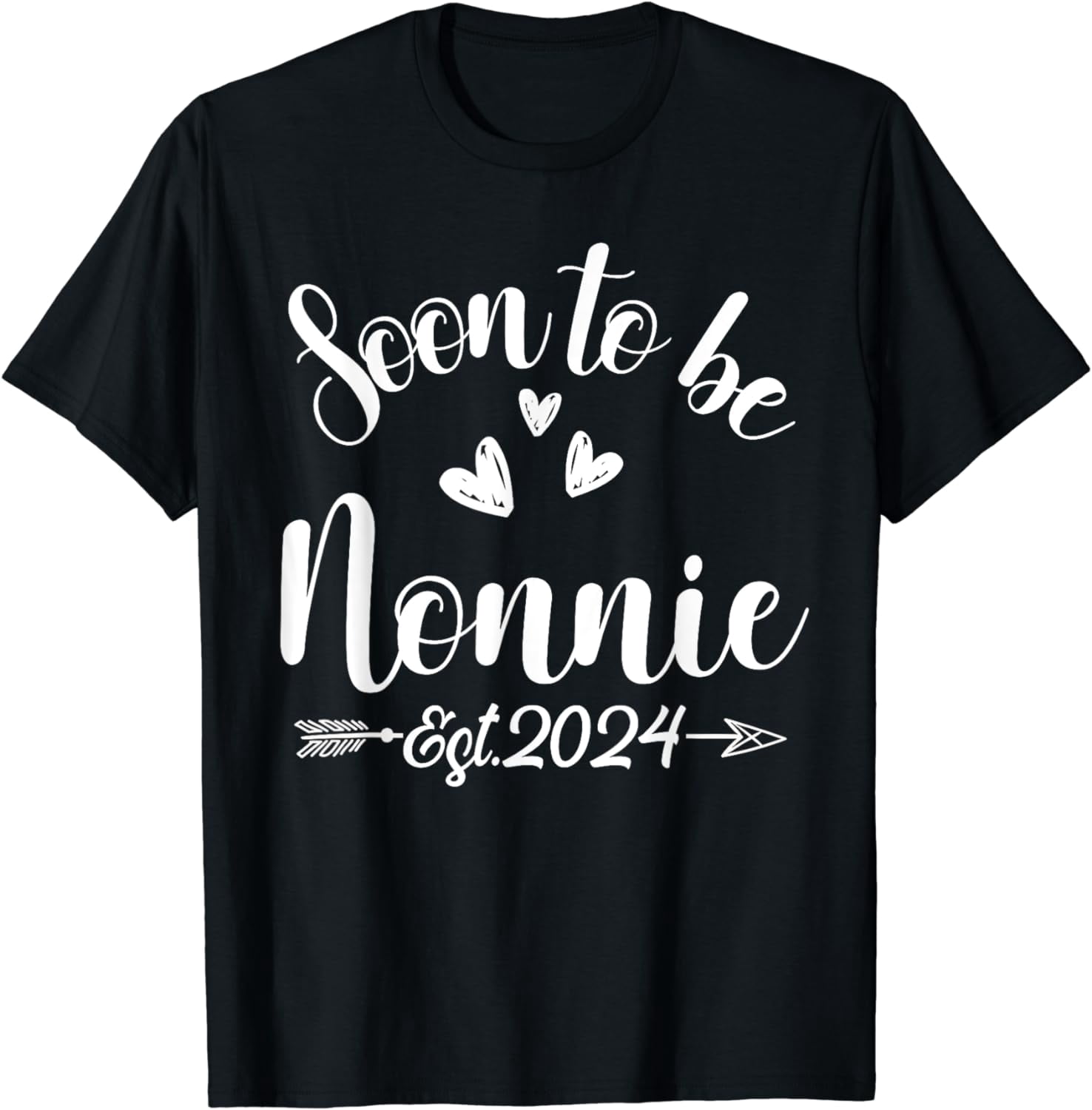 Soon to be Nonnie Est 2024 T-Shirt - Walmart.com