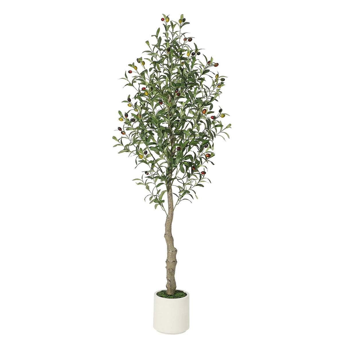 Soonbuy 5FT Tall Olive Tree Plants,Olive Trees Artificial Indoor, Faux ...