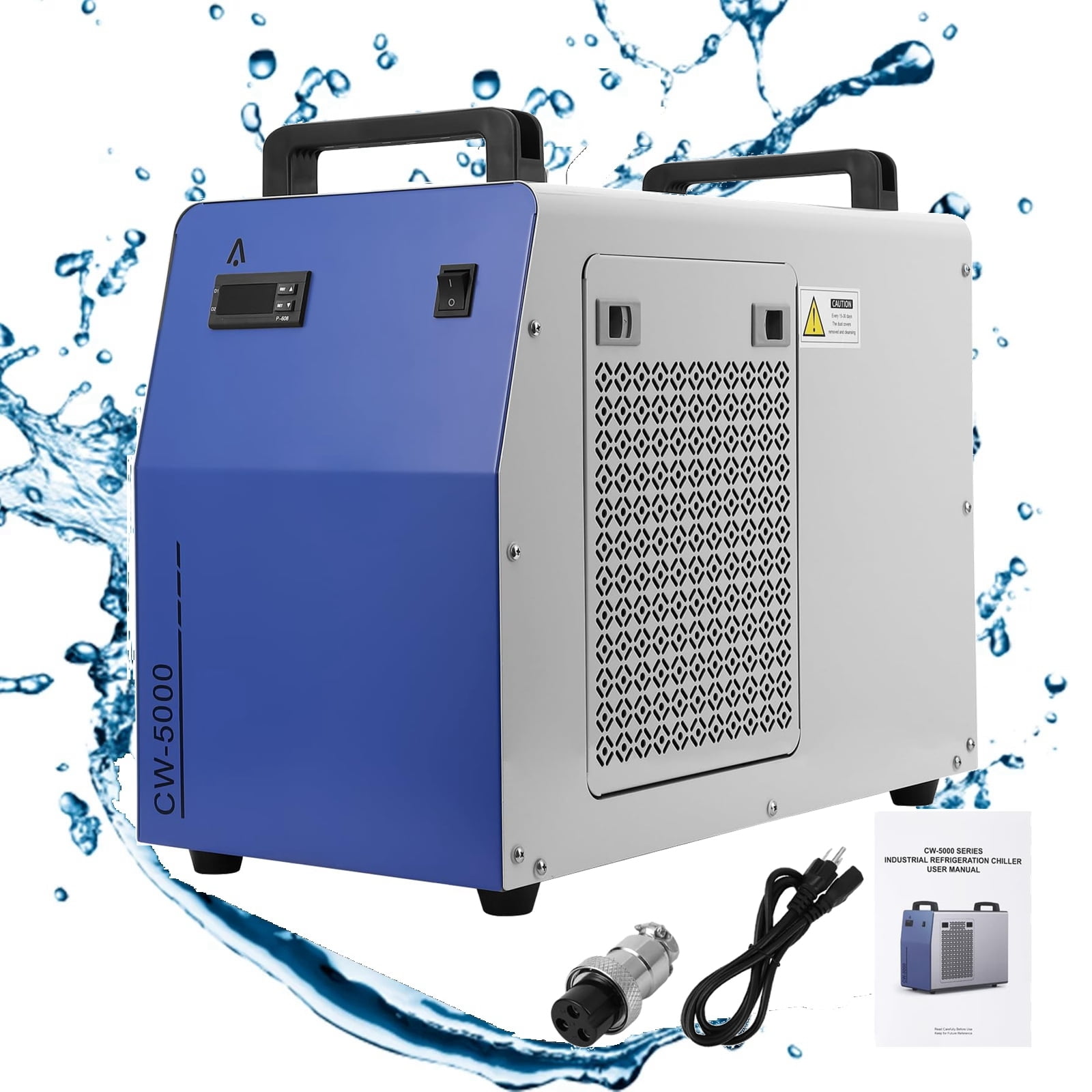Soonbuy CW-5000 Industrial Water Chiller, 3868 BTU/Hour, 7L 1.14HP 2 ...