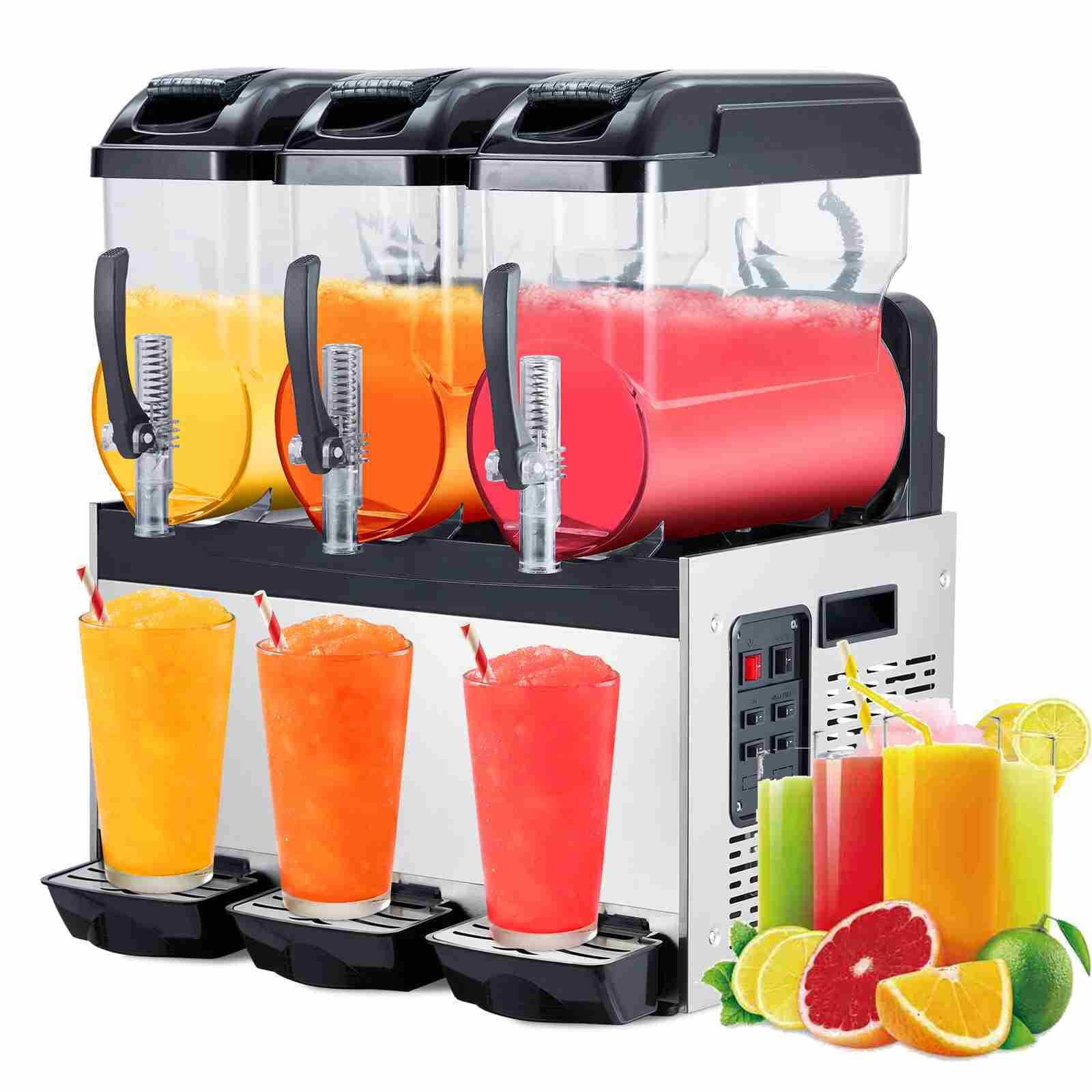 Soonbuy Commercial Slushy Machine, 36L/9.6 Gal, Self-Cleaning, for ...