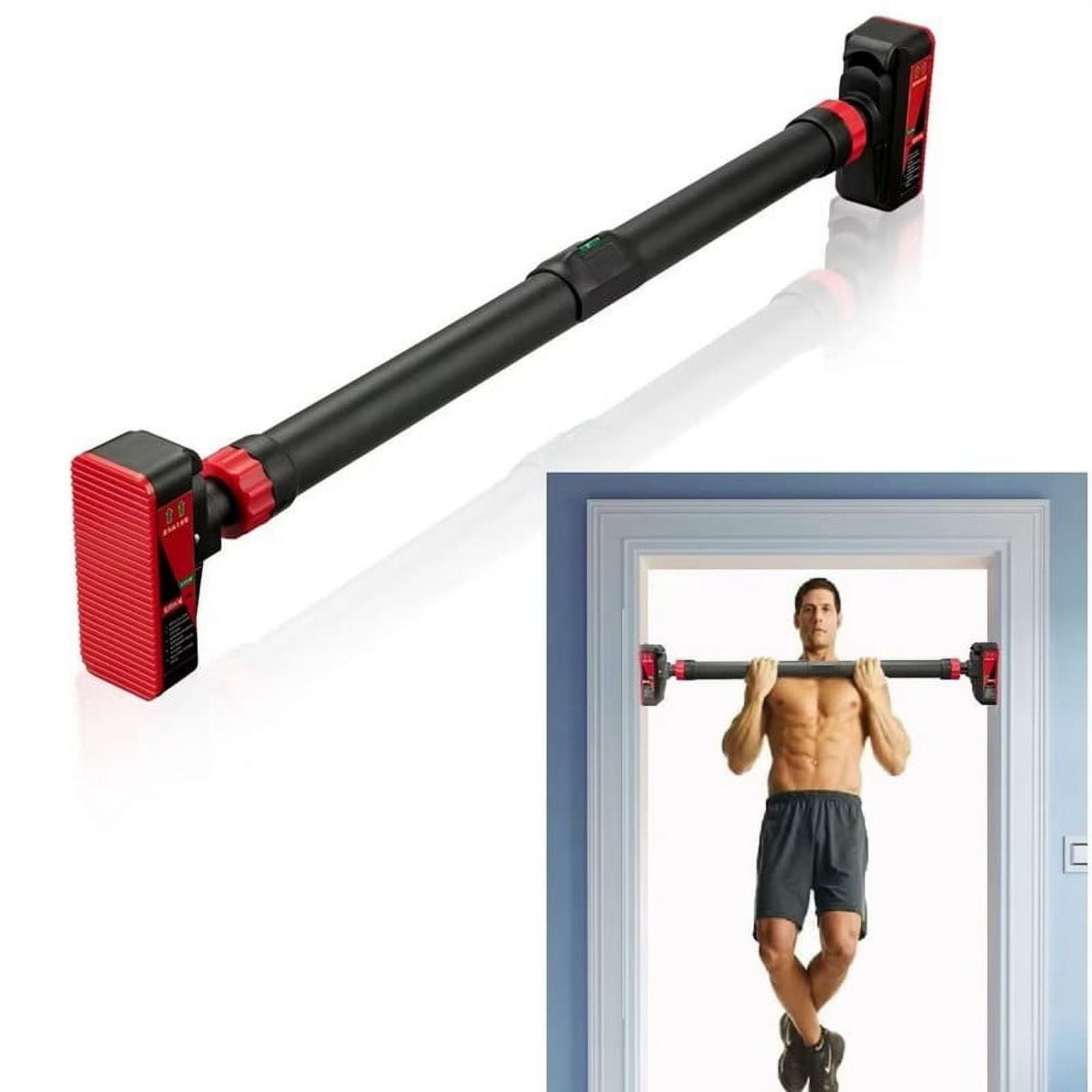 Soonbuy Doorway Pull Up Bar and Chin Up Bar, Level Meter and Adjustable ...