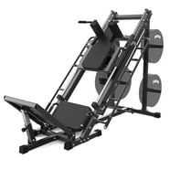 Titan Fitness 700 LB Plate-Loaded Linear Hack Squat Press Machine for ...