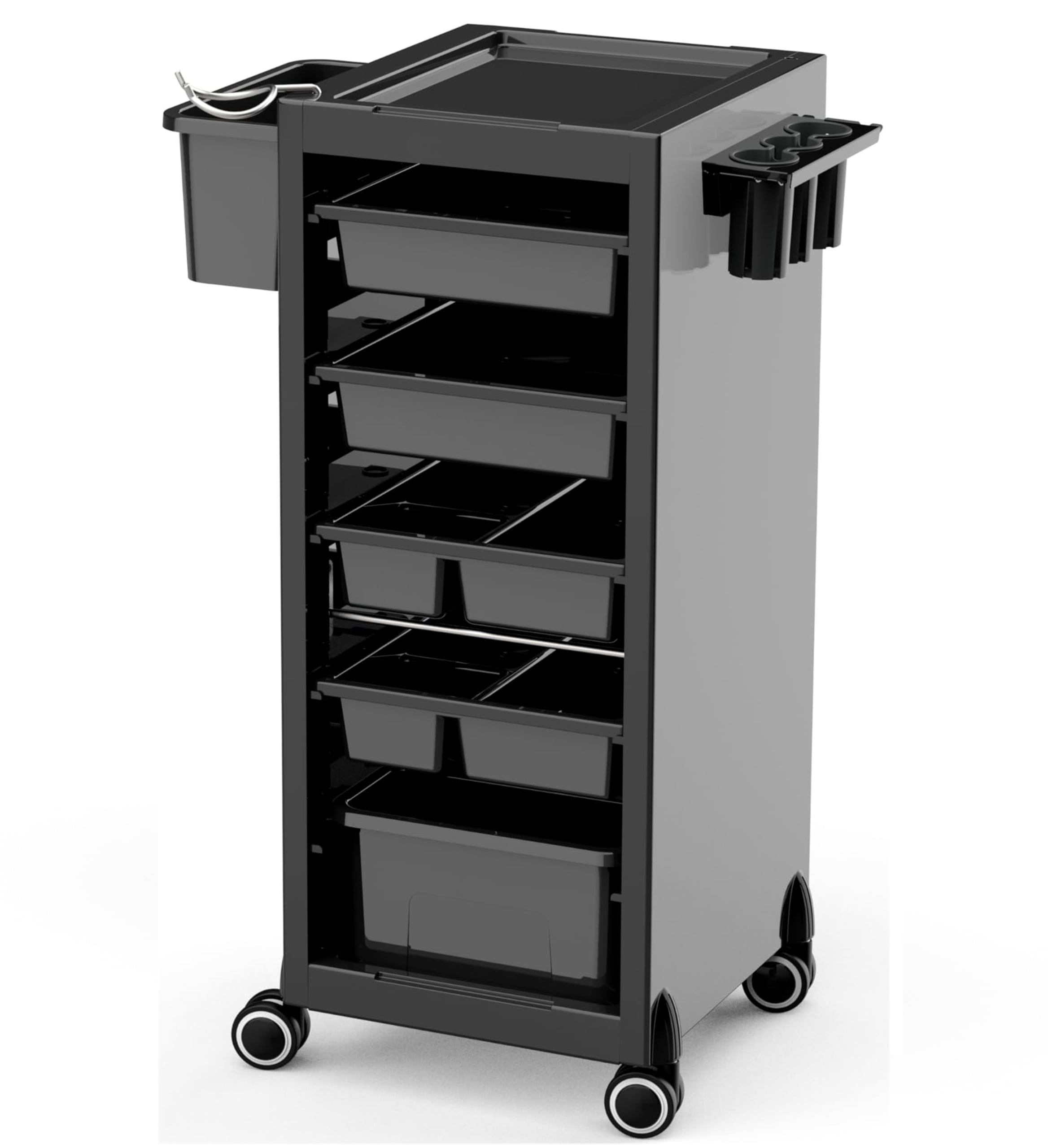 Soonbuy New Salon Trolley Cart with Wheels for Extra Storage, 6 Salon ...