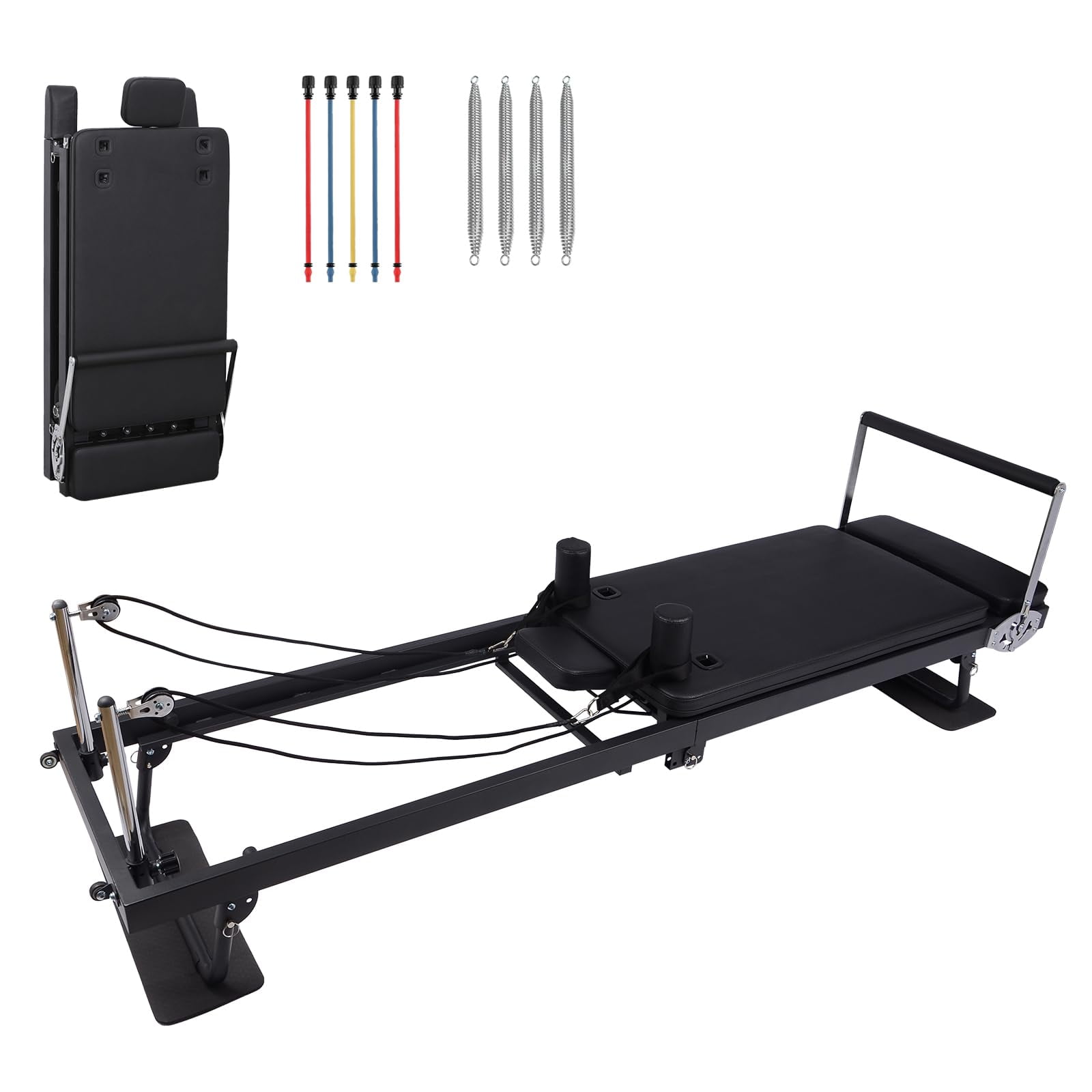 Soonbuy Pilates Reformer Machine, Foldable Pilates Reformer Machine for ...