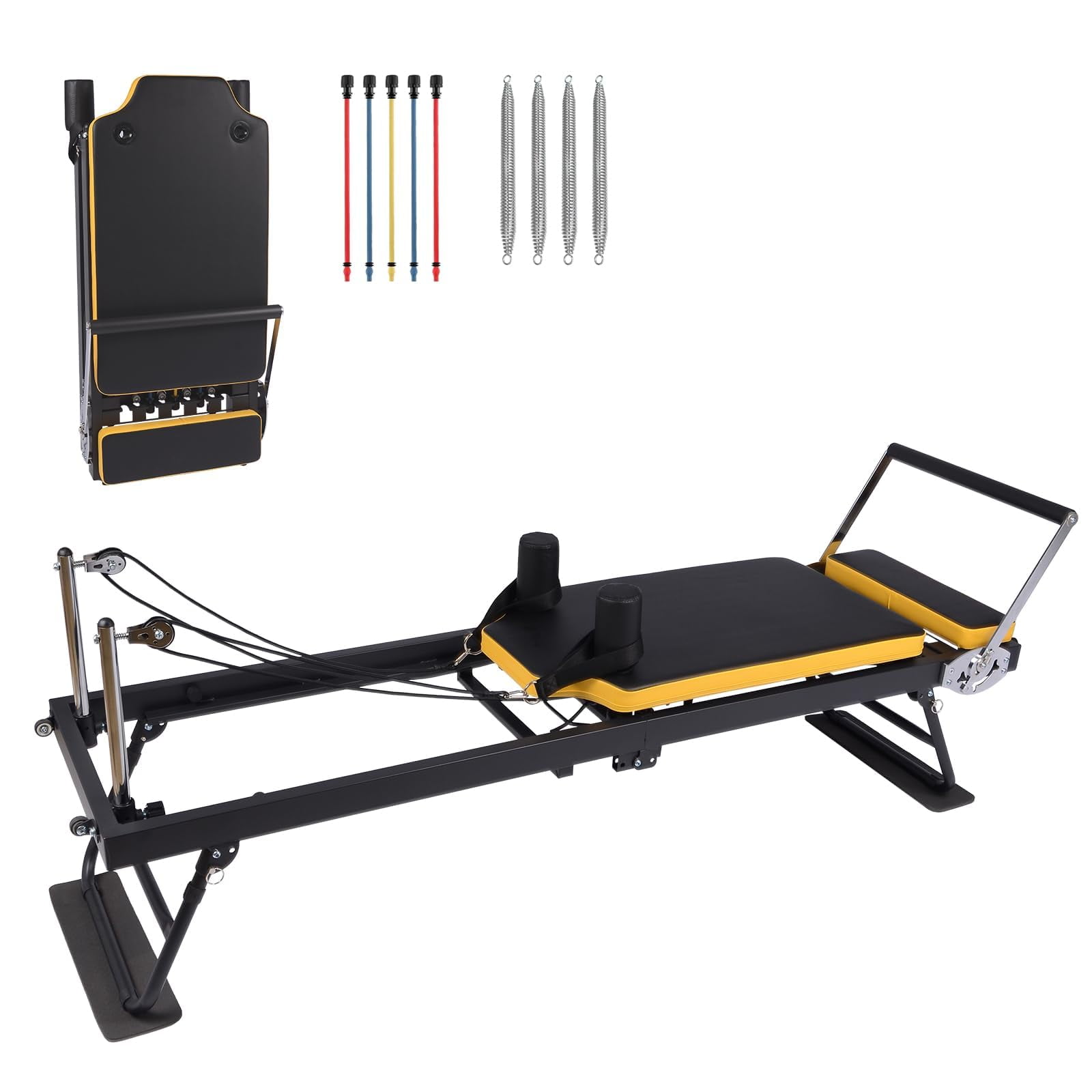 Soonbuy Pilates Reformer Machine, Foldable Pilates Reformer Machine for ...