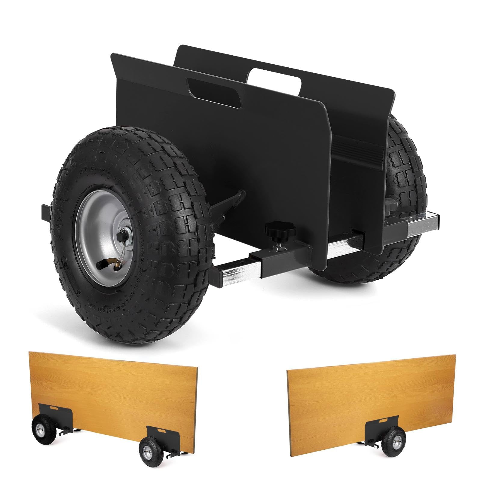 Soonbuy Plywood Dolly with 600 LBS Capacity, Panel Dolly with 10 ...