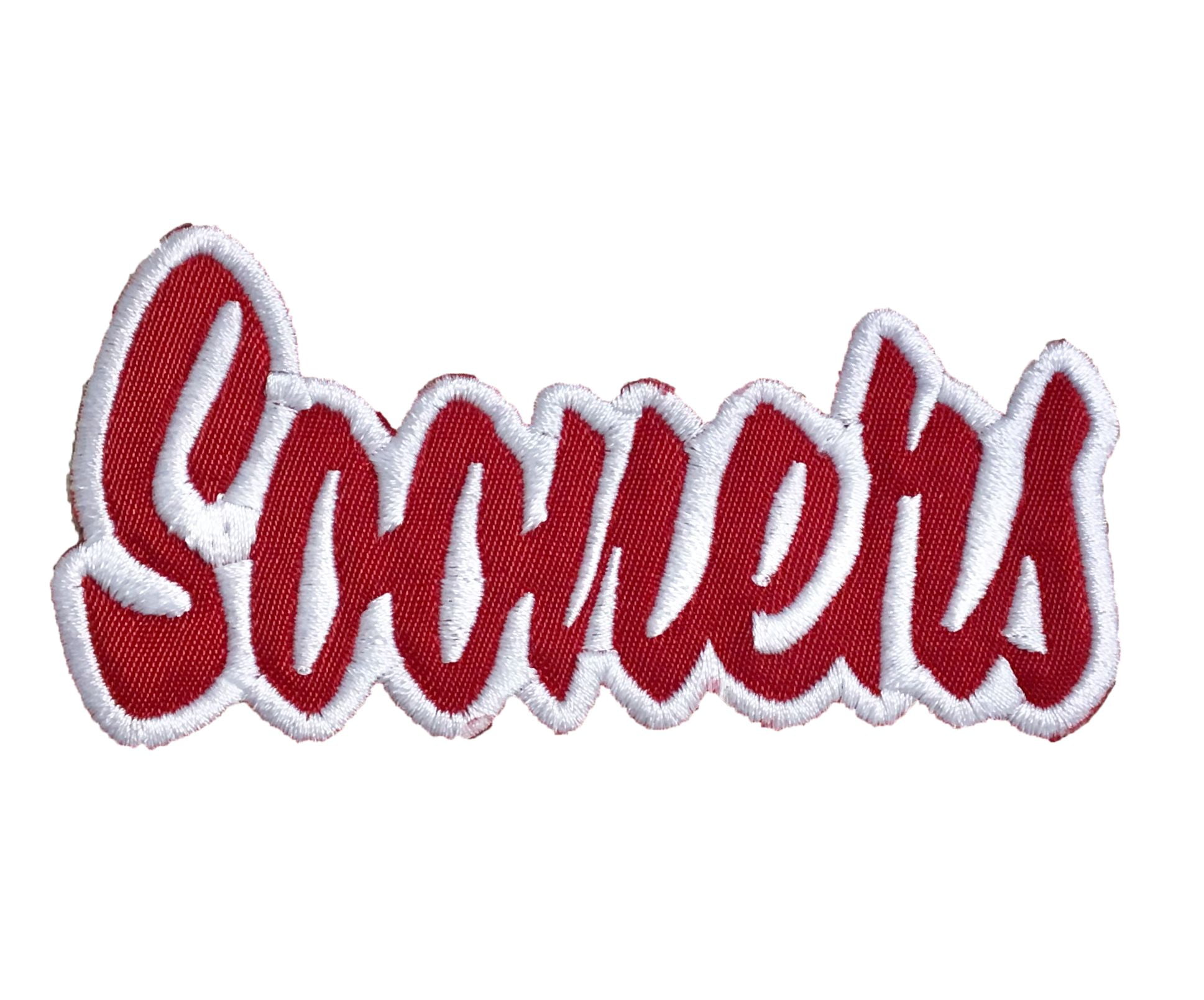 Sooners - Red/White - Team Mascot - Words/Names - Iron on Applique/Embroidered Patch - Walmart.com