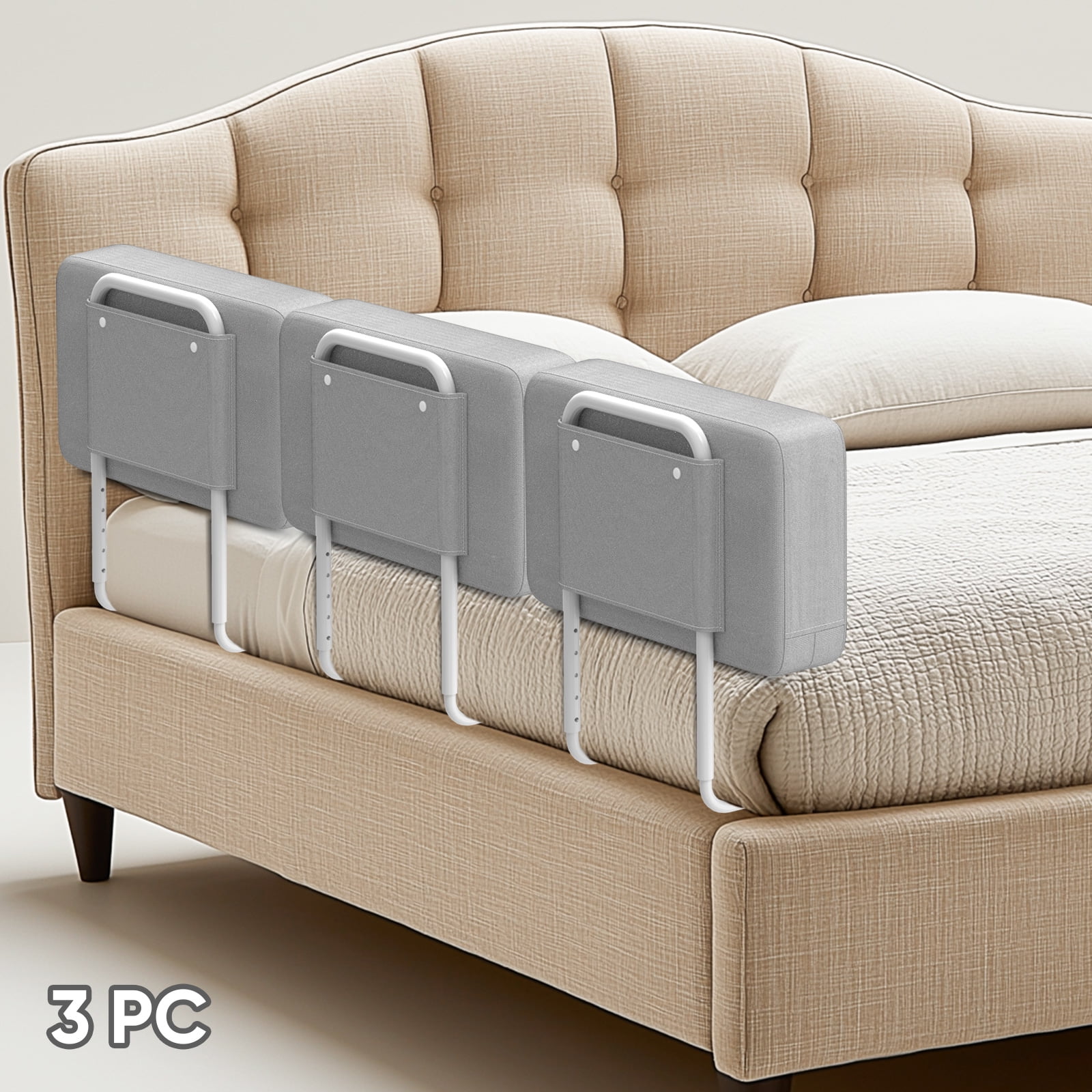 Soontrans 23.6" Toddler Bed Rails Guard Foldable Portable Kids Bed Rail ...