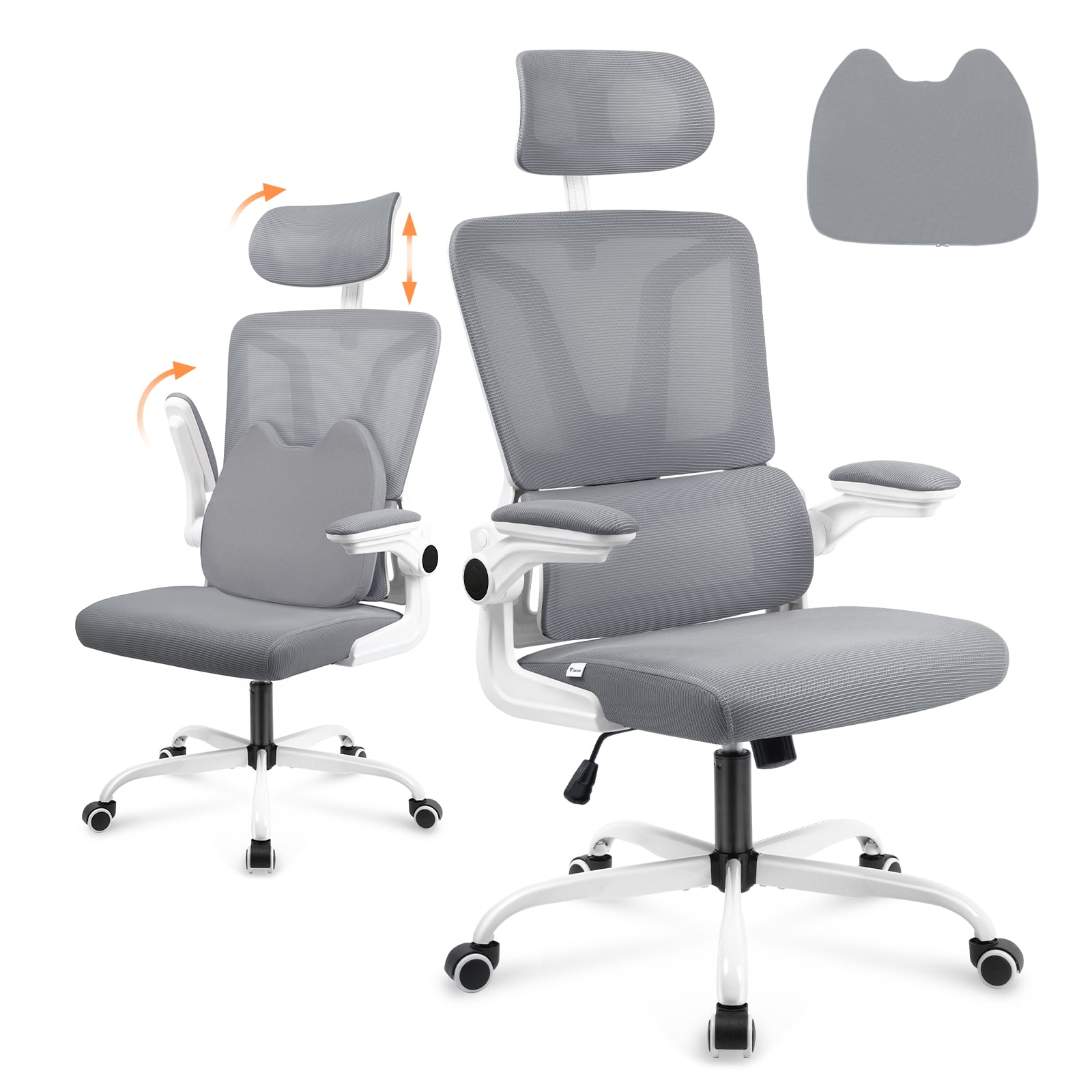Soontrans Ergonomic Office Chair, Mesh High Back Computer Desk Chair ...