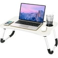 Soontrans Portable Folding Laptop Desk Stand for Bed, Multifunctional ...