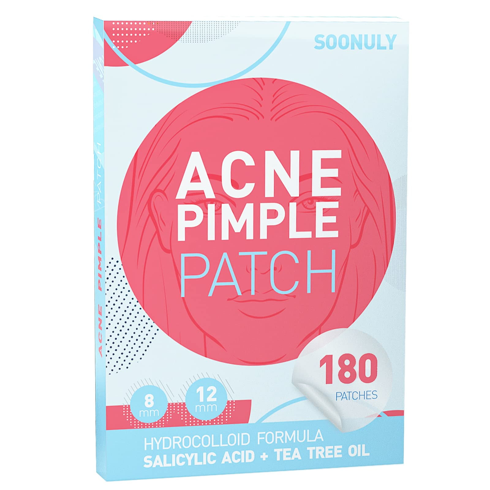 Soonuly Pimple Patches for SSF20 Face - 180 Hydrocolloid Acne Pimple ...