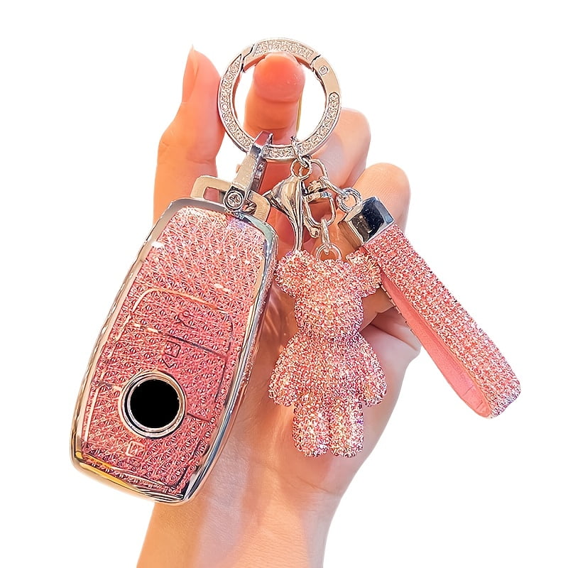 Soopcase for Mercedes Benz Key Fob Cover with Keychain Lanyard, Soft ...