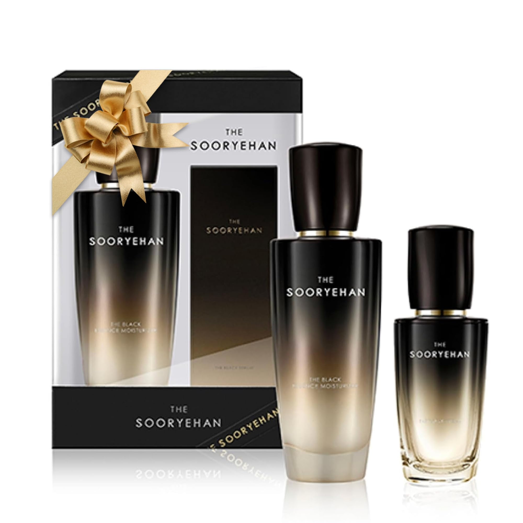 Sooryehan THE BLACK SKINCARE TMA2 SET (160ml / 5.41 Fl Oz) - Korean Skincare Gift Set, Luxury ...