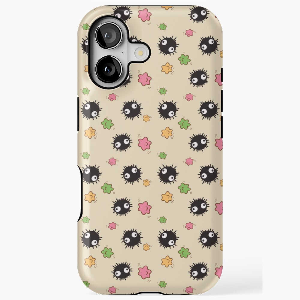 Soot Sprites Candy Whimsical Animated Fun Pattern Case with iPhone 17 ...