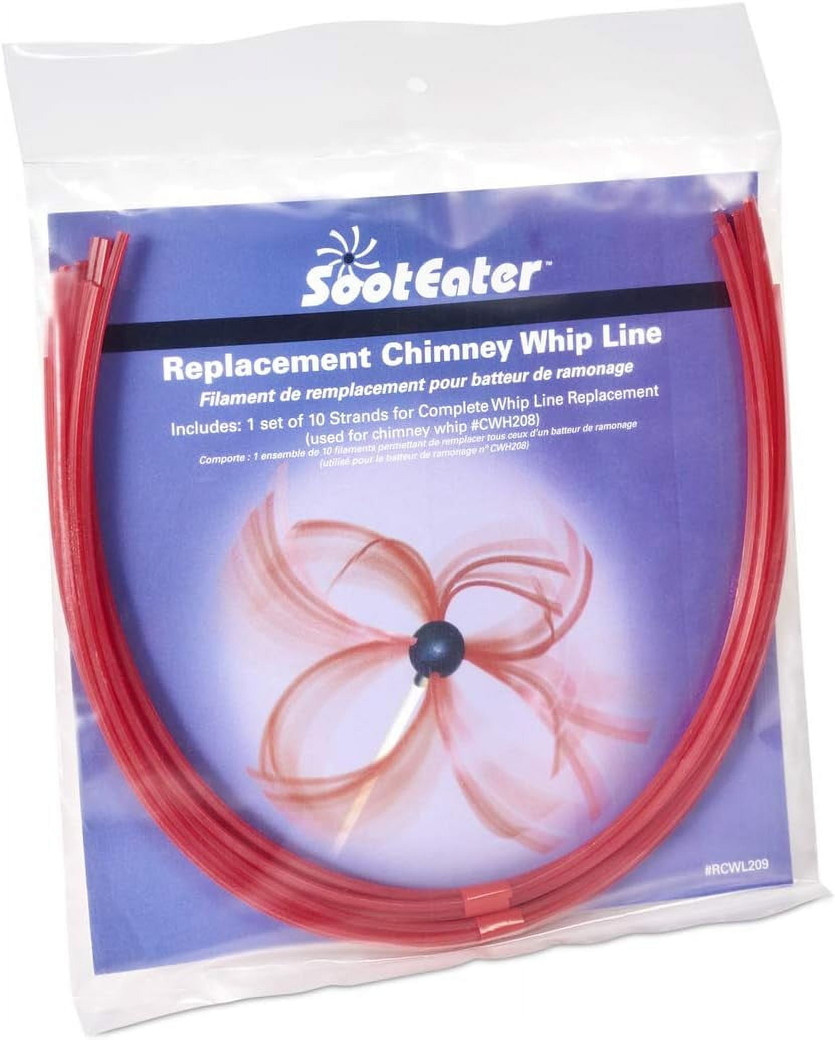 SootEater Whip Line Replacement - Chimney Cleaning Kit Supplies for All ...