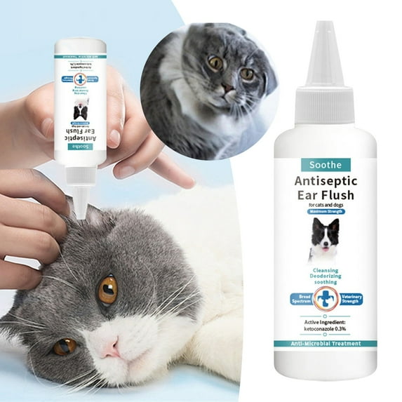 Soothe Dog Ear Cleaner – Gentle Pet Ear Wash, Odor Control, Wax ...
