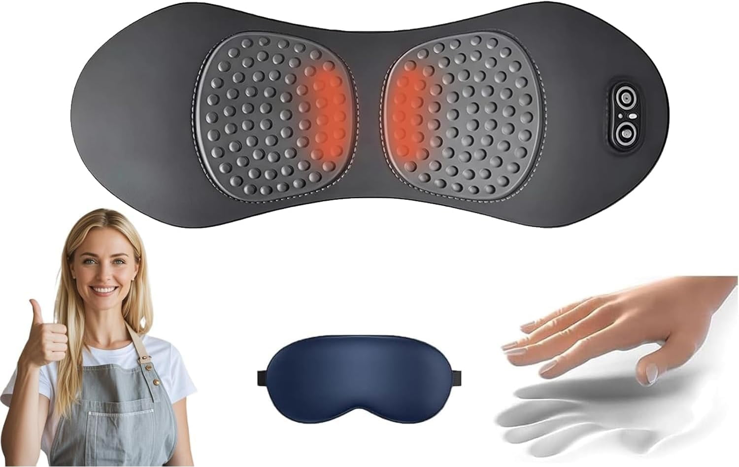 My Soothe Lab 3 in 1 Back Massager, 2025 New Mysoothelab Neck Massager ...