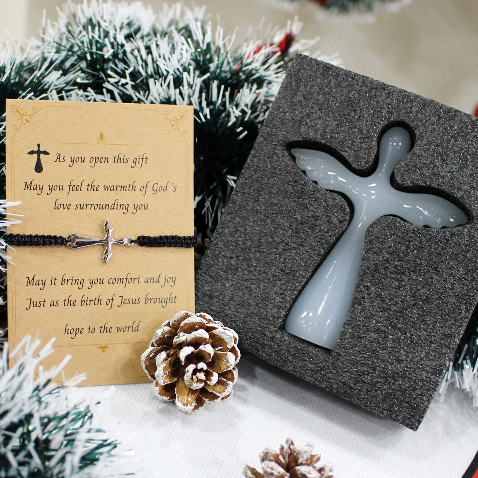 Soothe My Restless Soul Angel Prayer Cross, Faith Gifts for Women ...