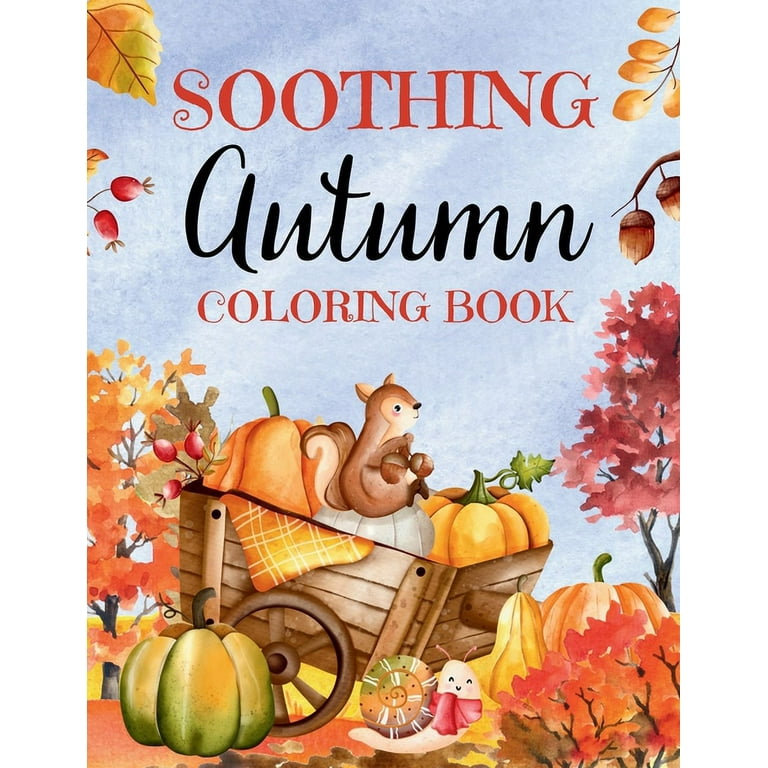 fall season coloring book