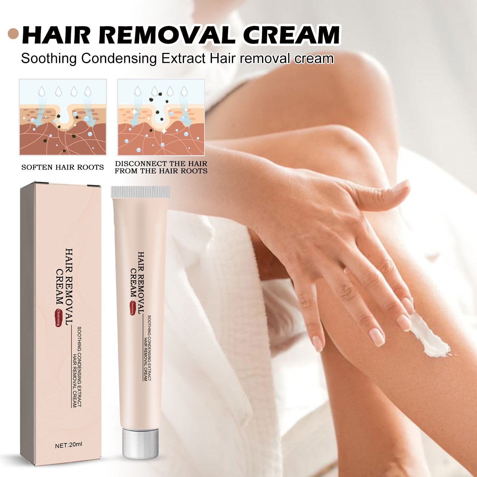 Soothing Condensation Hair Removal Creams Body Armpit Mild Hair Removal Does Not Irritate The ...
