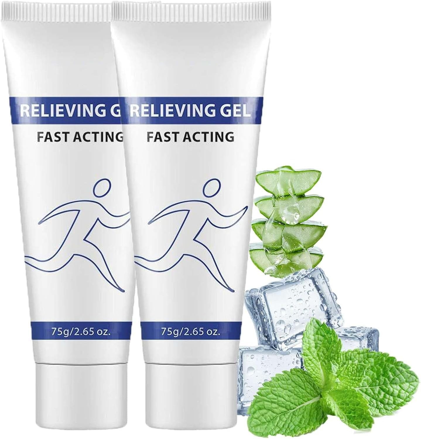 Soothing Cooling Gel, Relieving Body Gel, Fast Acting Clear Pain ...