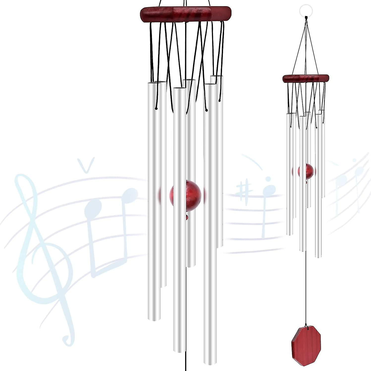 Soothing Melodious Wind Chime, Metal Tubes Hanging Wind Chimes Garden ...