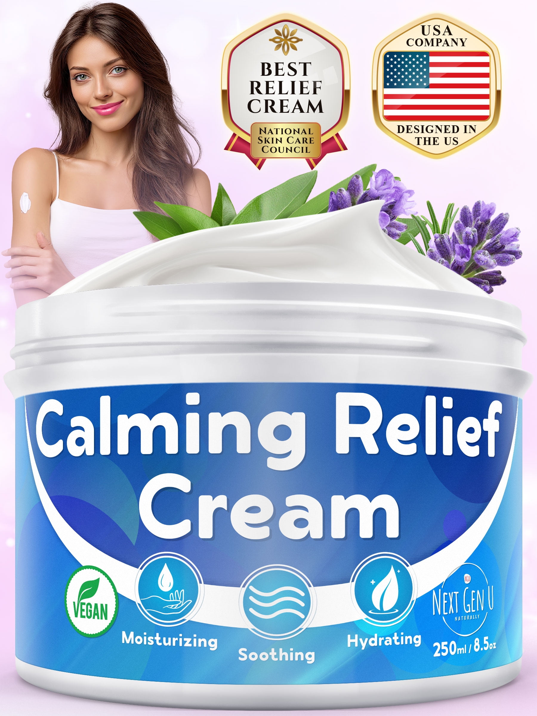 NGU Next Gen U Soothing Moisturizing Cream, Itch Relief W/ Oat Extract ...