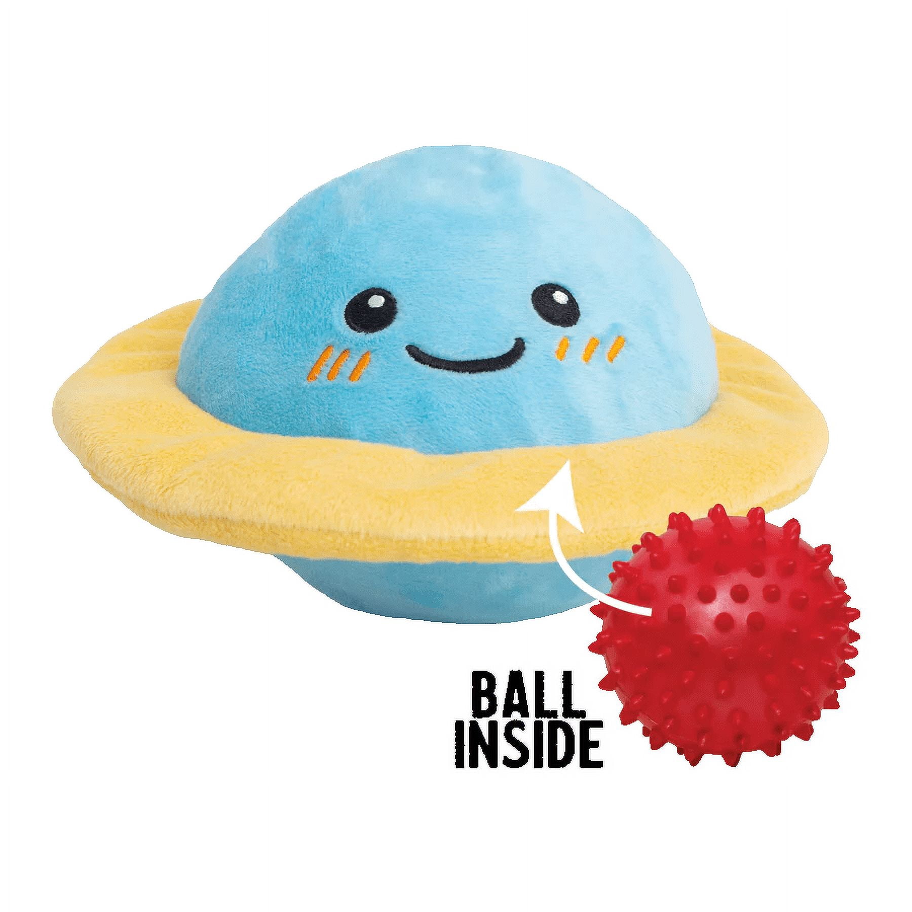 Soothing Saturn 2-in-1 Plush Dog Toy by Snugarooz - Walmart.com