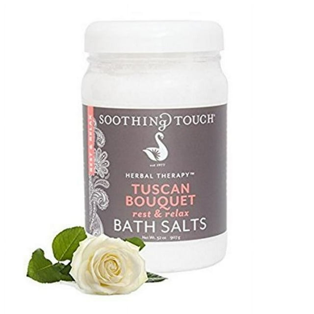 Soothing Touch 32 oz Rest & Relax Tuscan Bouquet Bath Salts - Walmart.com