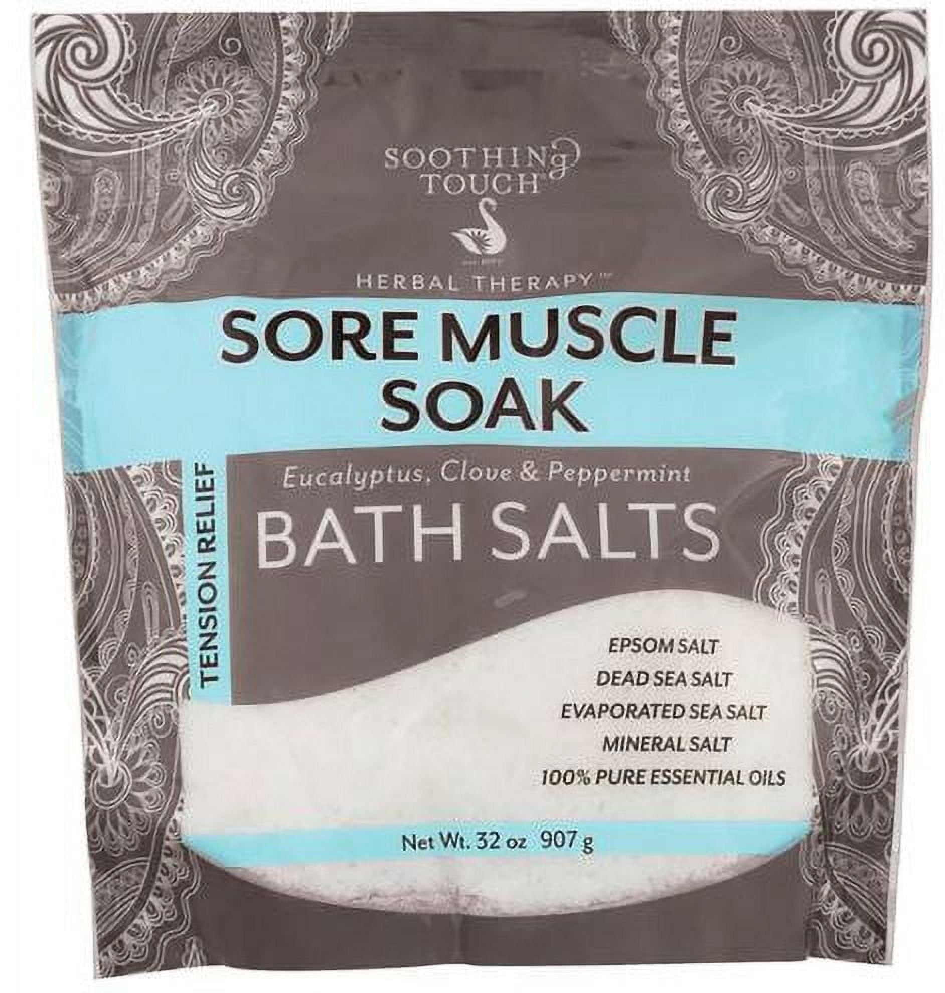 Soothing Touch Bath Salts Sore Muscle Soak 32 oz Pack of 3 - Walmart.com