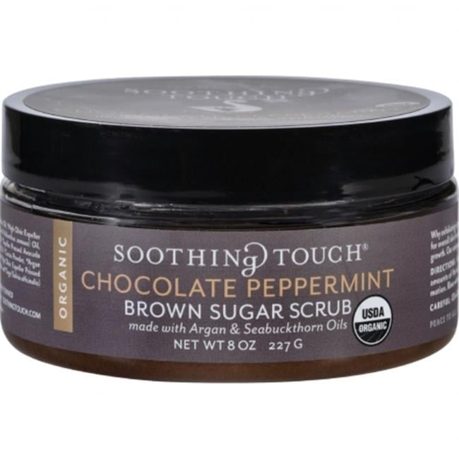 Soothing Touch Scrub - Organic - Sugar - Chocolate Peppermint Brown ...