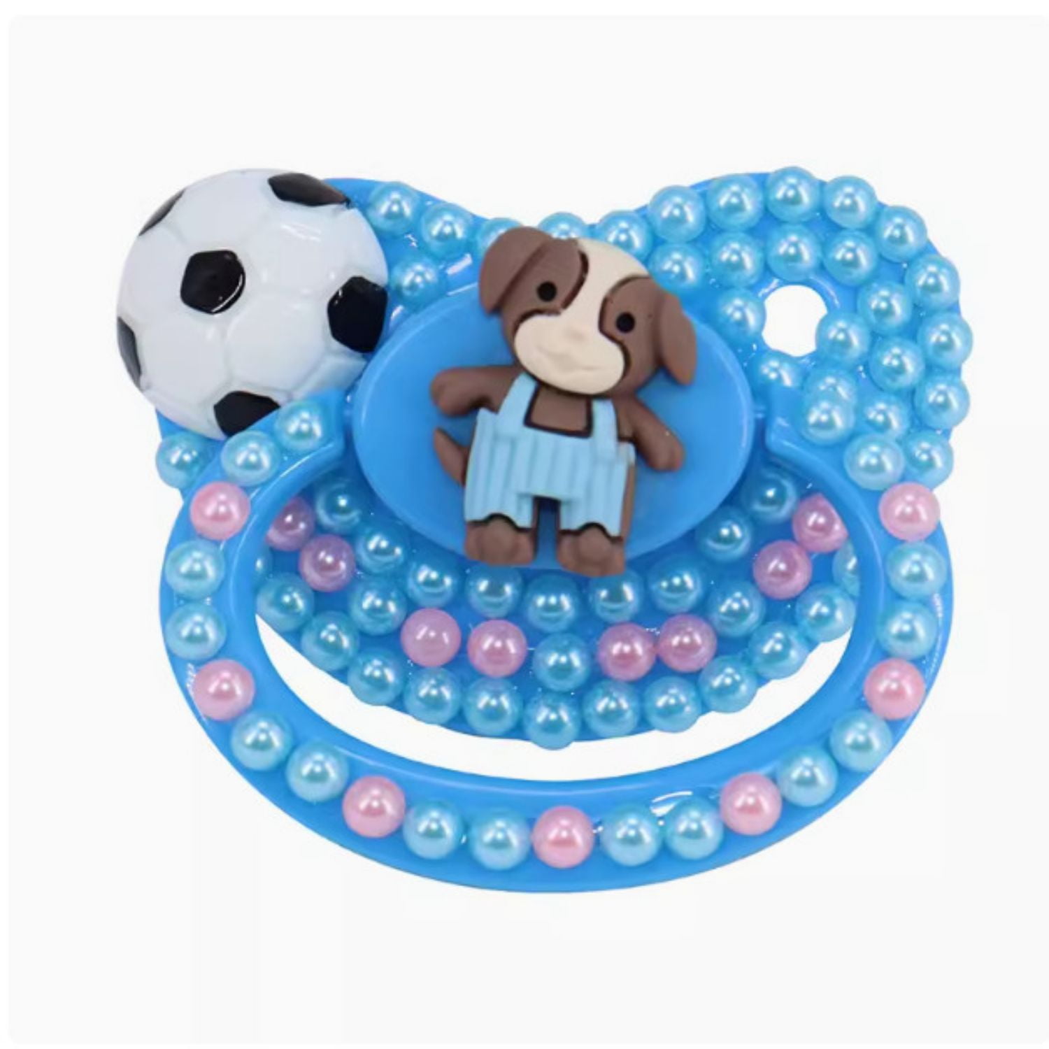 Soothing pacifier silicone flat head sticker drill pacifier - Walmart.com
