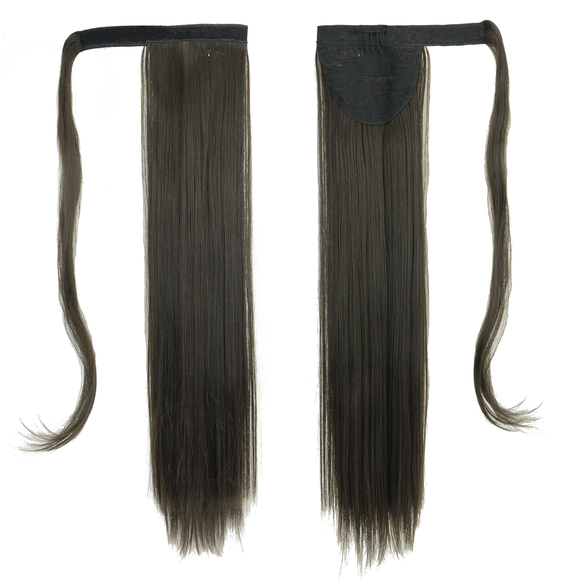 Soowee Straight Black Blonde Wrap Around Ponytail Extension Little Pony ...