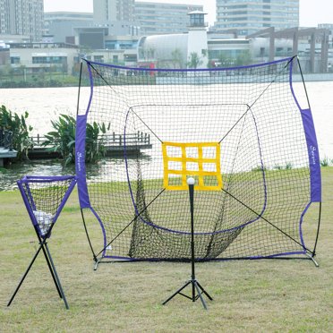 CHAMPRO MVP Portable Baseball/Softball Training Screen with 3-Pocket ...