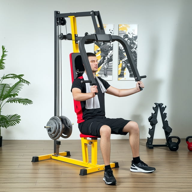 Soozier Chest Fly Chest Press Machine for Back, Pectoral, Rear Deltoid ...