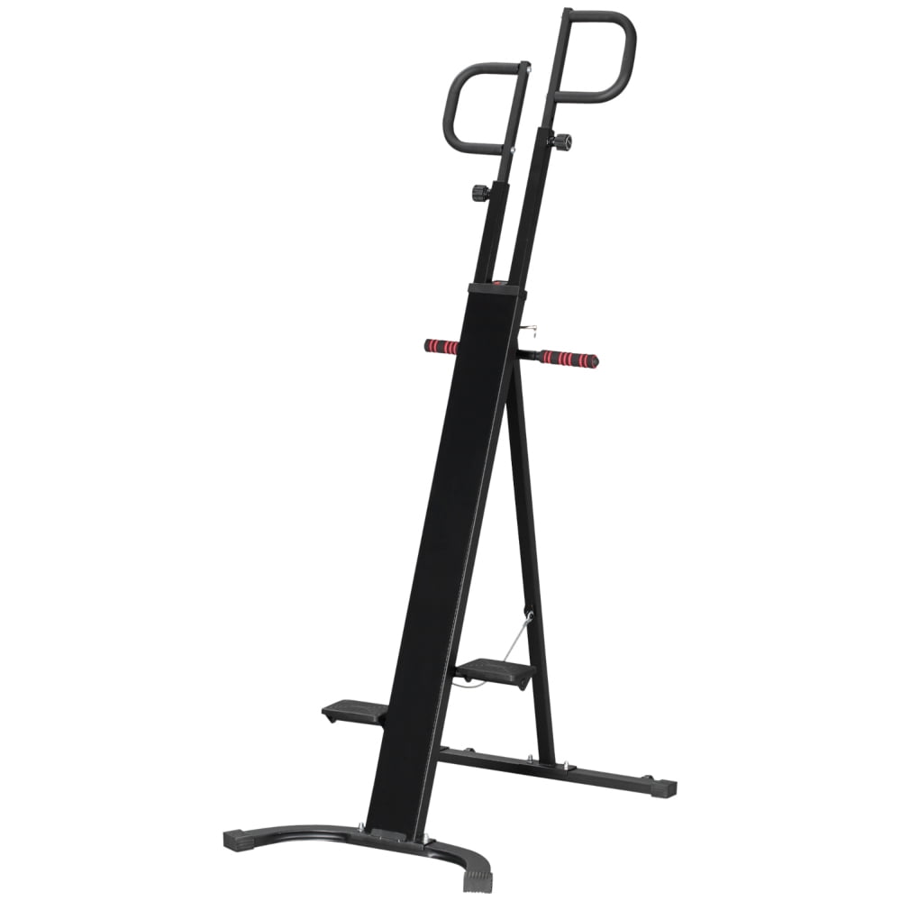 Soozier Folding Vertical Climber Exercise Machine Height Adjustable ...