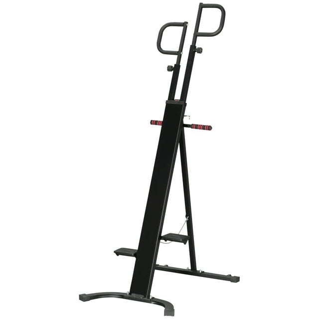 Soozier Folding Vertical Climber Exercise Machine Height Adjustable ...