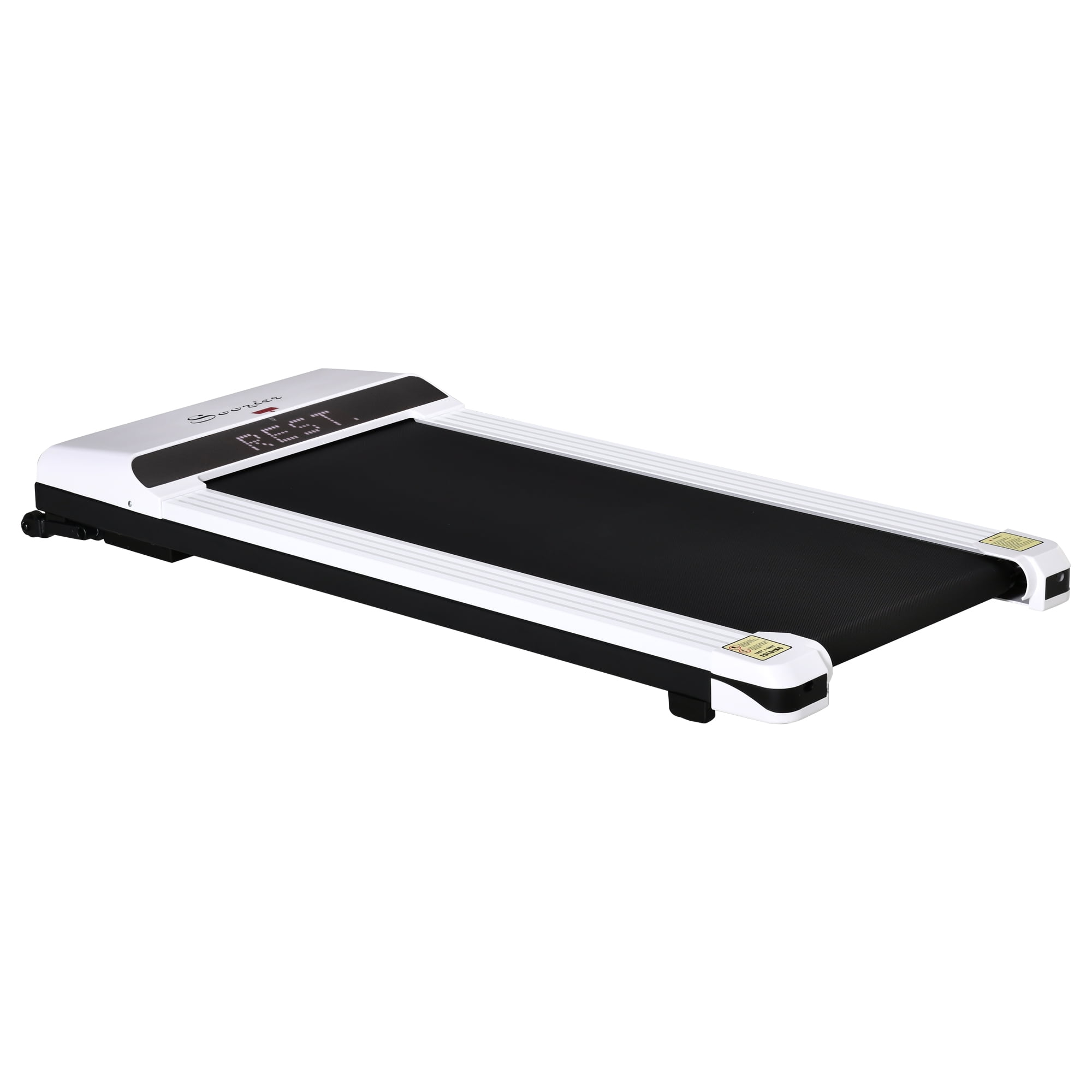 Soozier Indoor Manual Fold-Away Walking Treadmill, Jogging Home Gym ...