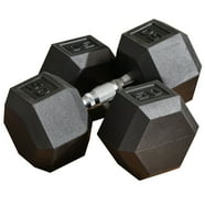 CAP 550lb Rubber Hex Dumbbell Set - Walmart.com