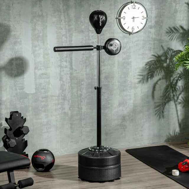 Soozier Heavy Cobra Free Standing Punching Speed Bag for Boxing Reflex ...