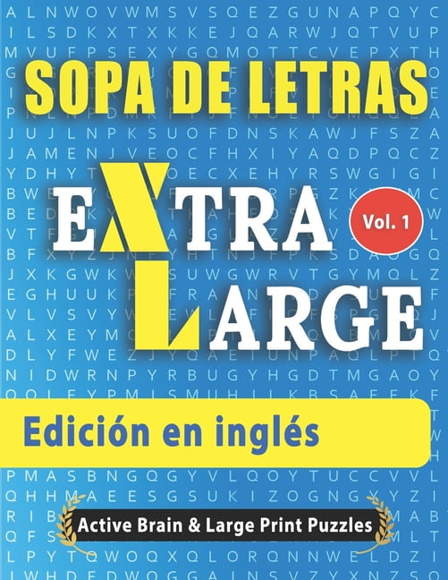 Sopa de Letras - EdiciÃ³n en inglÃ©s, (Paperback) - Walmart.com
