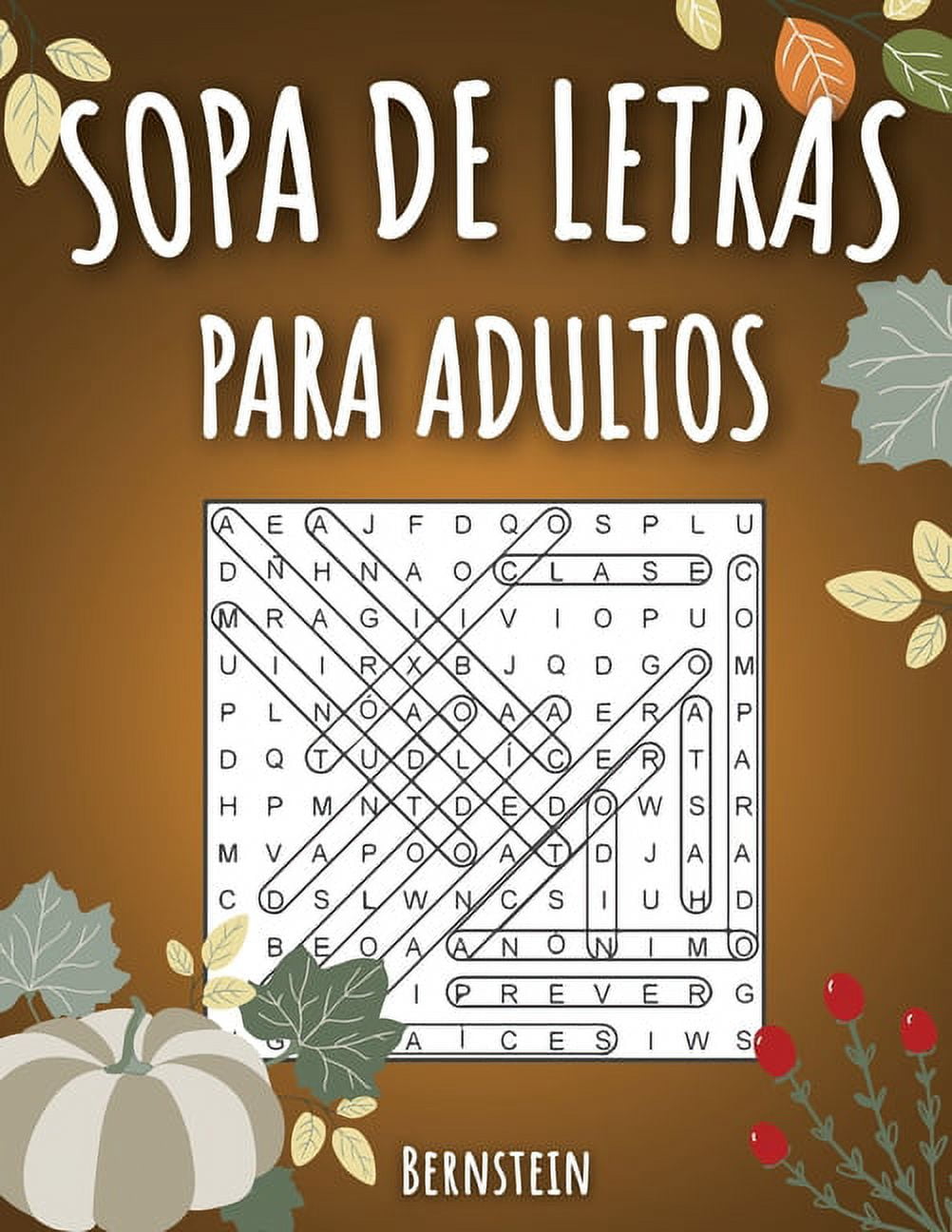 Sopa de letras para adultos: 200 Sopa de letras con soluciones ...