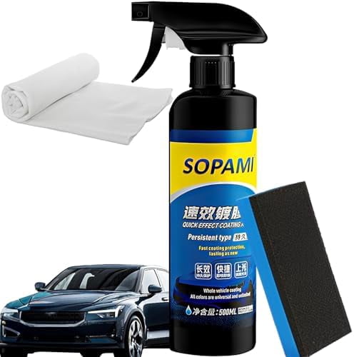 Sopami Car Coating Spray, Quick Effect Coating Agent for Car, Polish ...