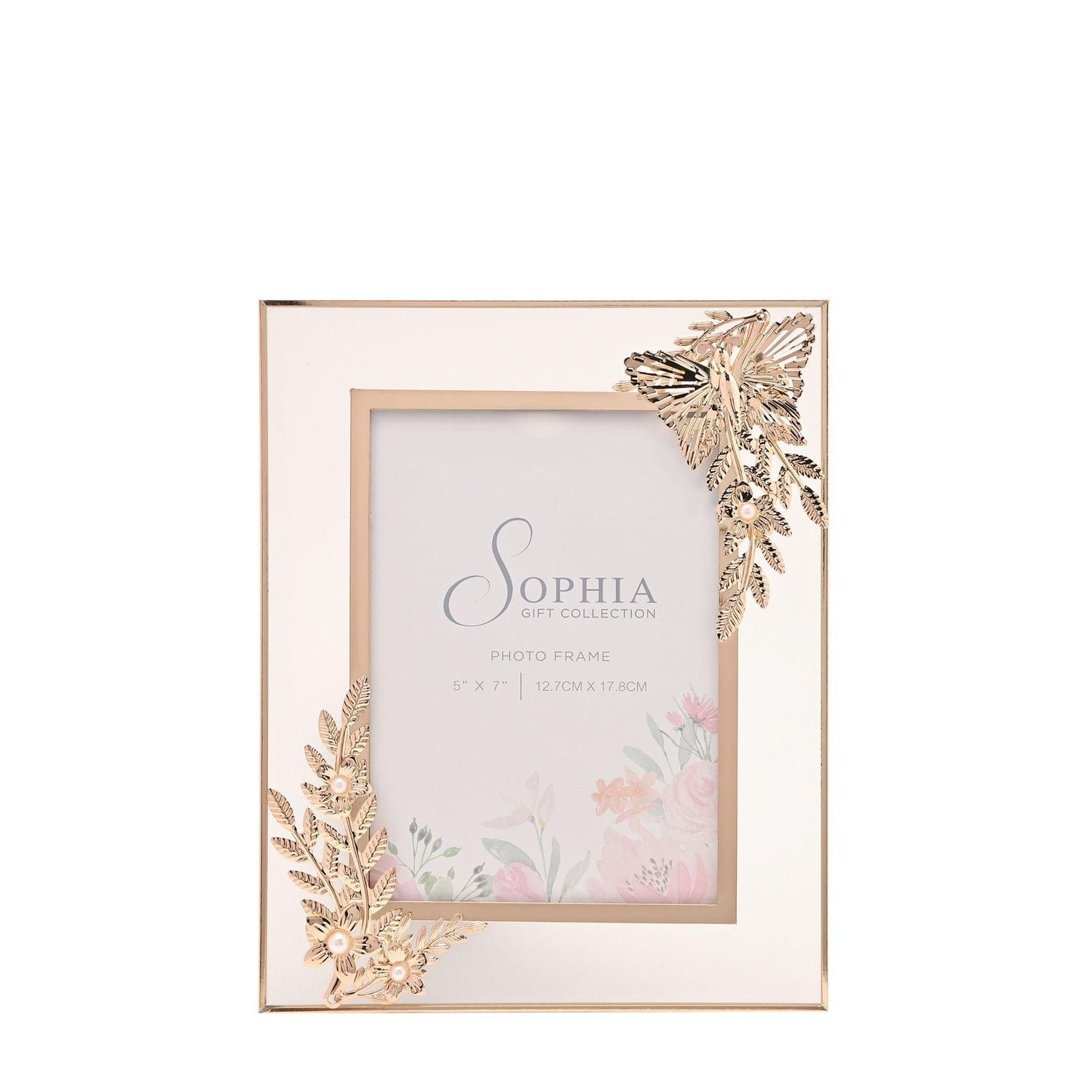 Sophia Classic Gold Butterfly Photo Frame 5 x 7 - Walmart Business Supplies
