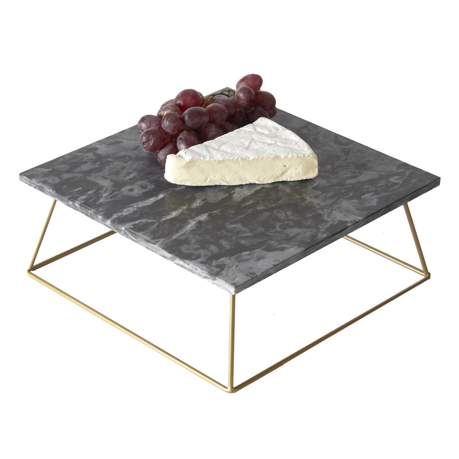 Sophia Grace Square Table Riser, Black Marble, 12x12x5 Inches - Walmart.com