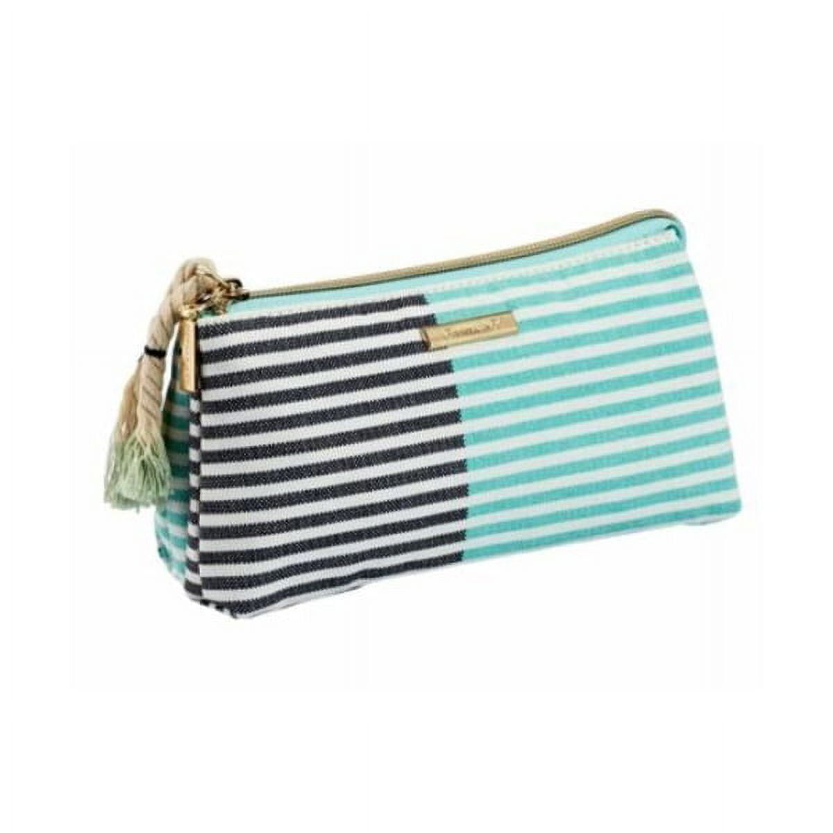 Sophia Joy Daylogic Two-Tone Striped Zippered Purse Clutch Bag ...