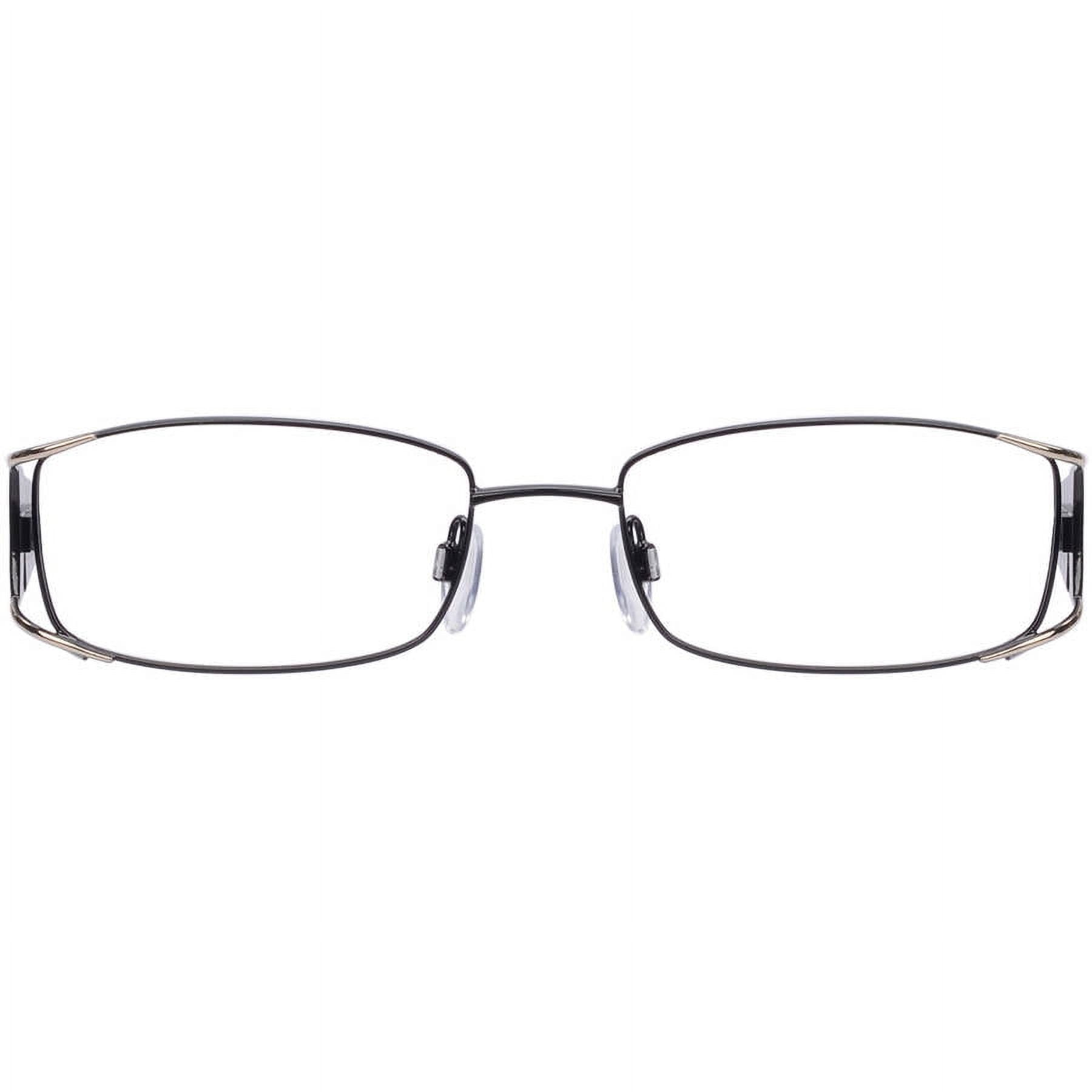 Sophia Loren Women's Rectangular Eyeglasses, BR54, Black, 52-17-135 ...