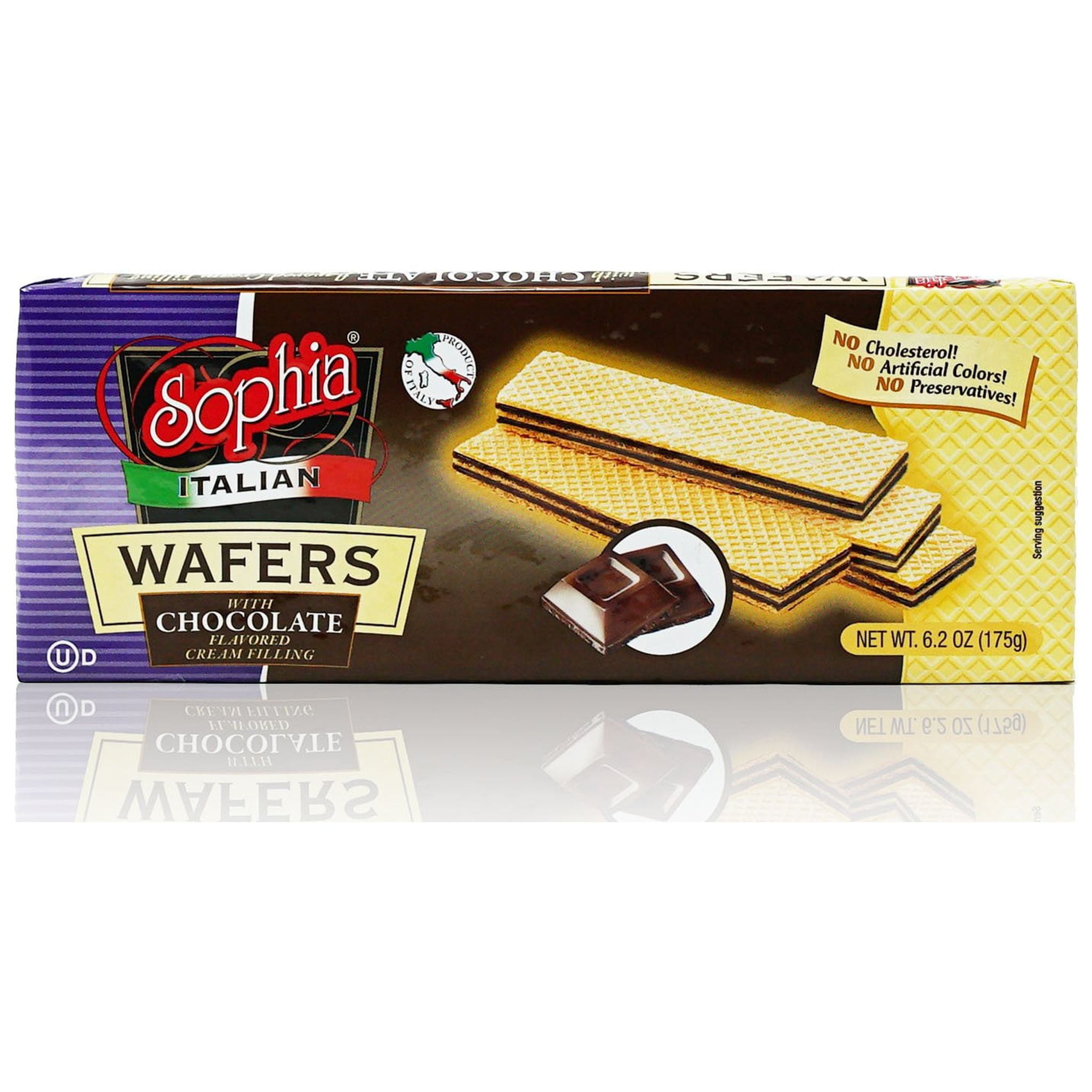 Sophia Wafers - Italian Wafer Fingers, Chocolate 6.2oz (12-pack ...